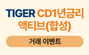 TIGER CD1년금리액티브(합성) ETF거래이벤트